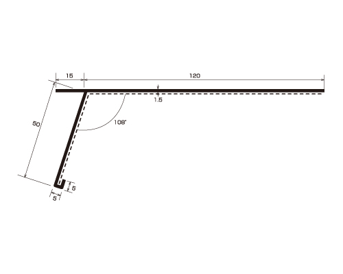 TAISEI | Aluminum sheet angles for eaves and verges